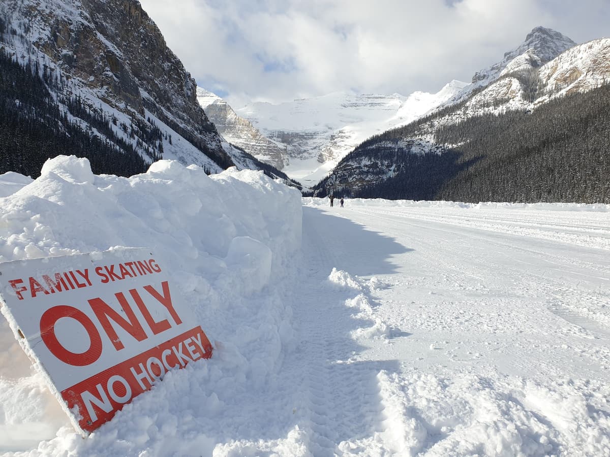 Off the ice in Western Alberta